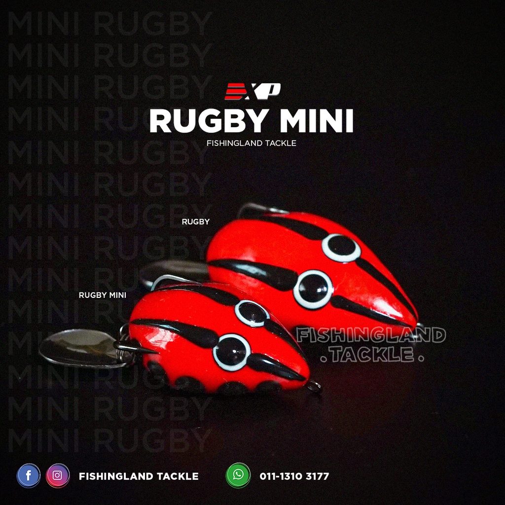 EXP Rugby Mini Soft Frog | 3cm / 5g Soft Rubber Umpan Katak Getah ...