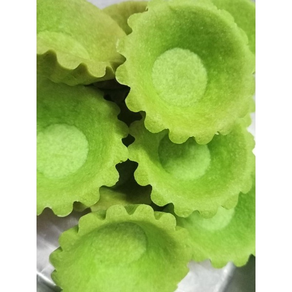 SHELL TART CRISPY PANDAN 4CM & 4.5CM📌📌 | Shopee Malaysia