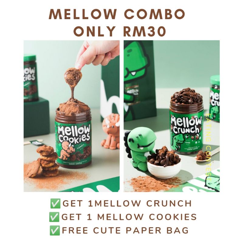🔥HOT ITEM 🔥MELLOW CRUNCH + MELLOW COOKIES + MELLOW COMBO 🔥 | Shopee ...