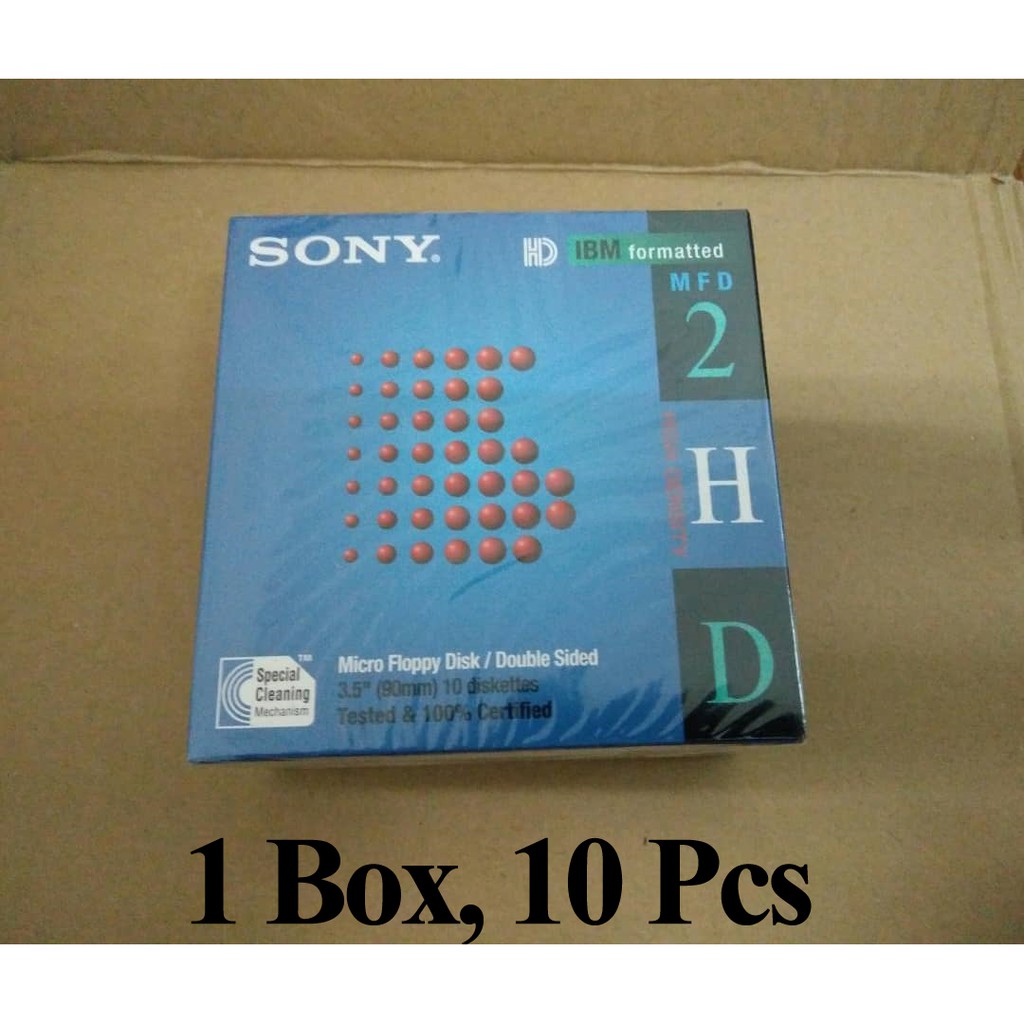 Sony 1.44MB Floppy Disk (New)(1 Box, 10 Pieces) | Shopee Malaysia
