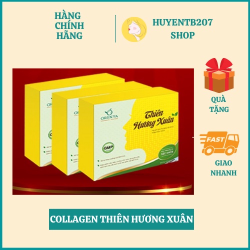 Collagen Thien Huong Xuan Orenya - female hormone supplement, beautiful skin box of 20 packs ...