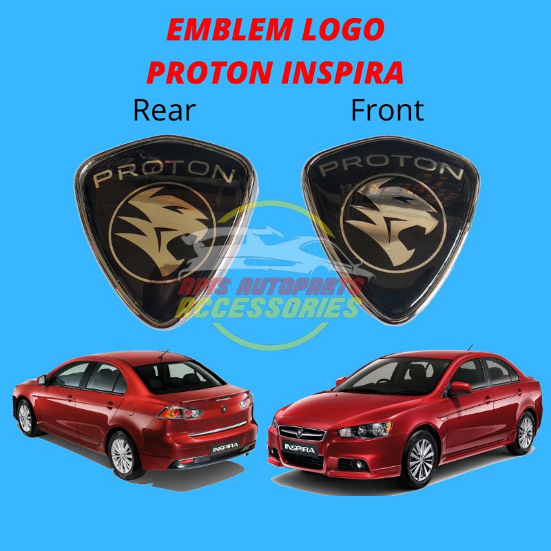 PROTON INSPIRA FRONT REAR EMBLEM (Monochrome) MARK / LOGO | Shopee Malaysia