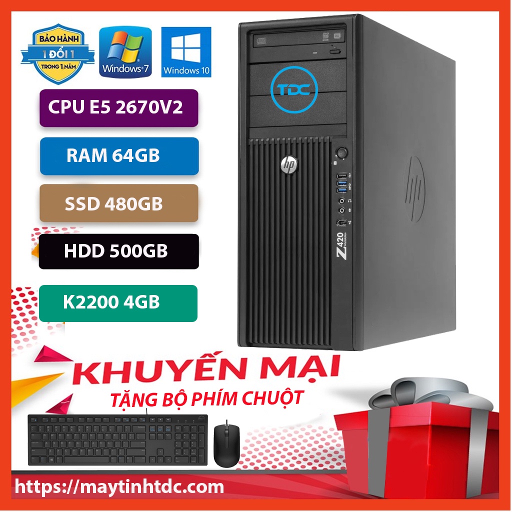HP Z420 Workstation Specialized in Graphics/Heavy Gaming CPU E5 2670 V2 ...