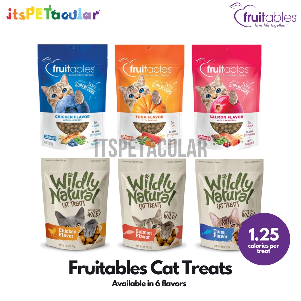 Fruitables / Wildly Natural Cat Treats (Low Calorie) | Shopee Malaysia