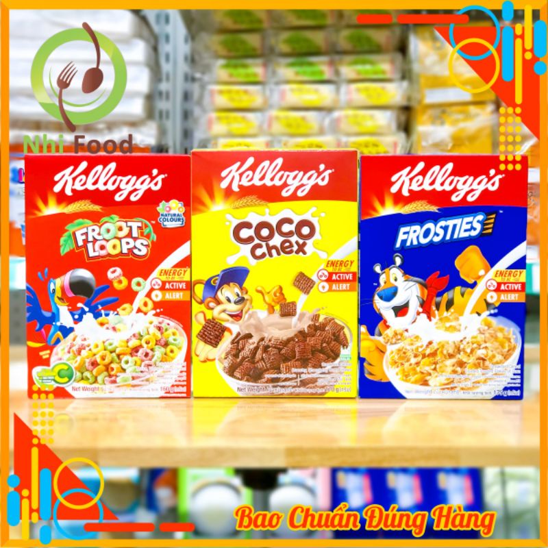 Kelloggs Cereals Box Of 25g And Box Of 30g corn flakes / frosties ...