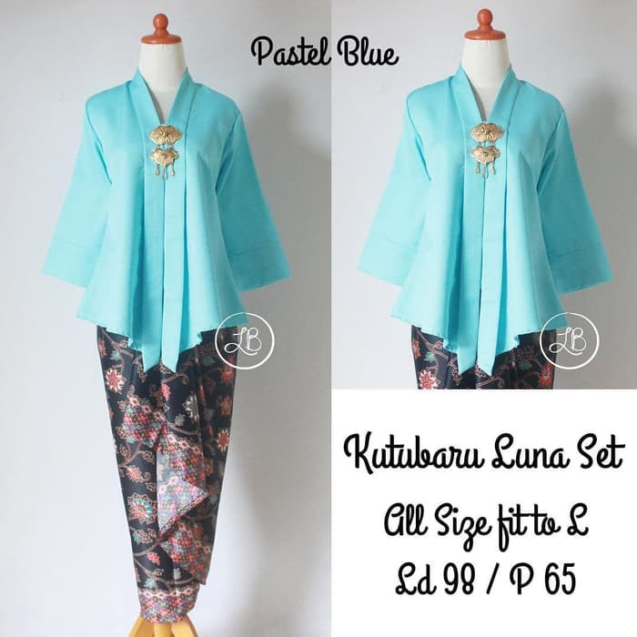 New Flea Modern Kebaya Suit Graduation Kebaya Pastel Blue And Others ...