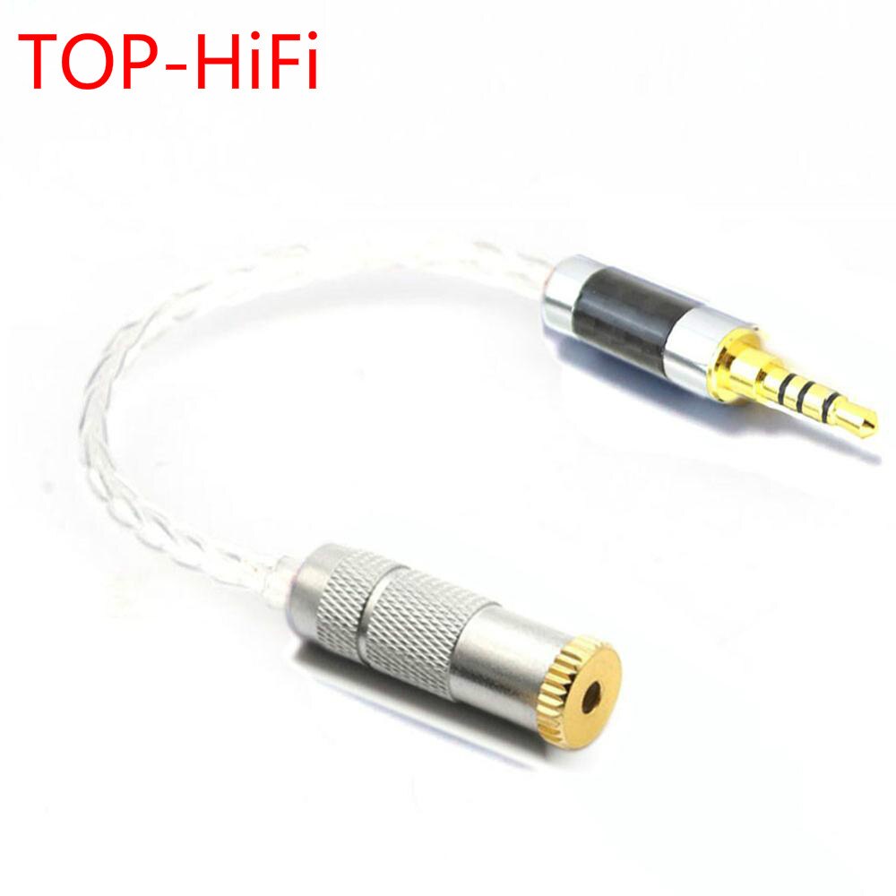 TOP-HiFi 3.5mm TRRS Balanced Male to 2.5mm TRRS Balanced Female Audio ...