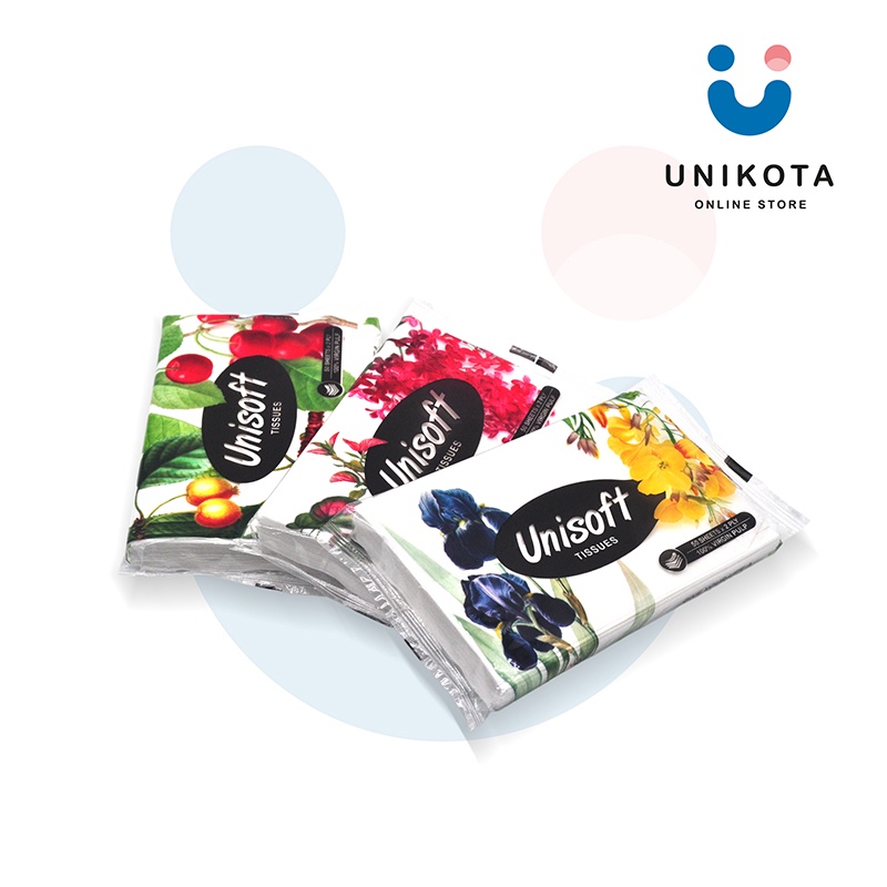 UNIKOTA - Unisoft Travel Pack Facial Tissue 2 Ply x 50s | Soft Facial ...