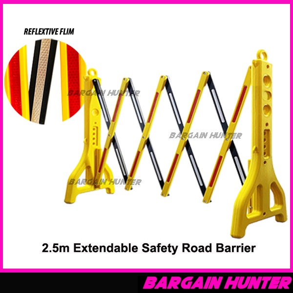 2.5M SAFETY BARRIER DIVIDER FOR ROAD BARRIER GATE SAFETY BARRICADE ...