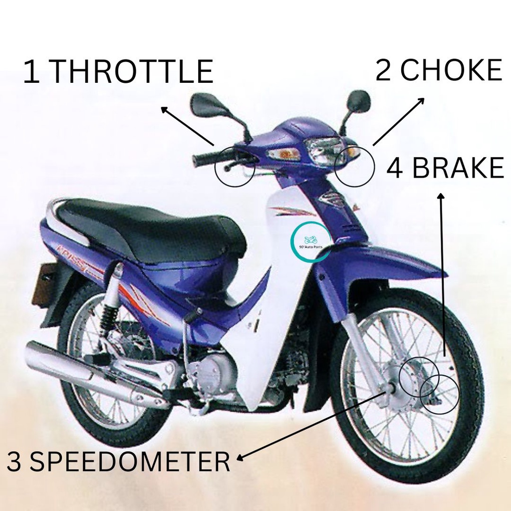 CABLE THROTTLE CABLE CHOKE CABLE METER CABLE SPEEDOMETER CABLE BRAKE MODENAS KRISS 110 KRISS110 ...