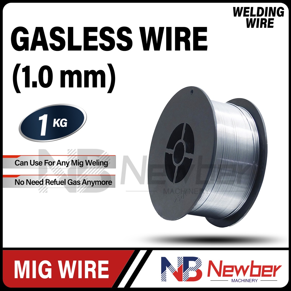 Newber 1 KG x 1.0mm MIG Gasless Wire - FLUX CORED Mig Gasless Wire ...