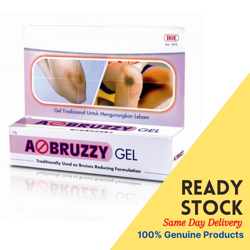HOE A-BRUZZY GEL FOR BRUISES / SPRAINS / SWELLINGS HILANGKAN LEBAM ...