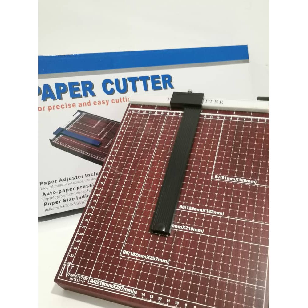 ZIRAFFE A4 PAPER CUTTER No.828-4(A4)10"x12" WOOD BASE _ A4 Paper Card ...