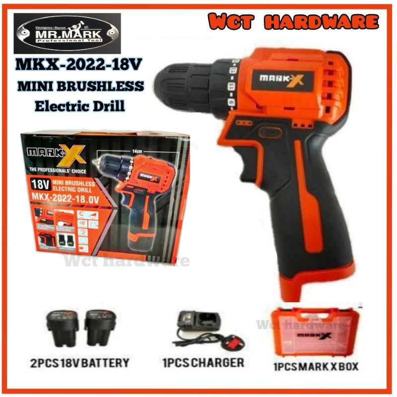 MARK X 18V MINI BRUSHLESS CORDLESS DRILL / MKX-2022-18V CORDLESS ...