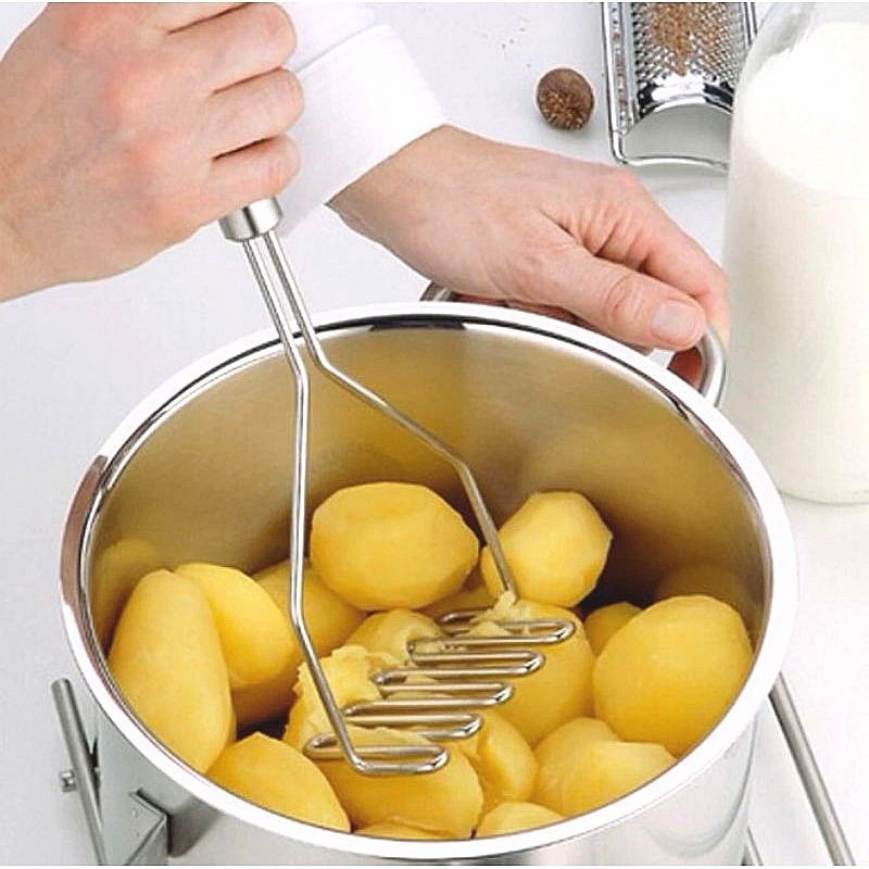 Stainless Steel potato masher Yam masher Mashed potato kitchen tools ...