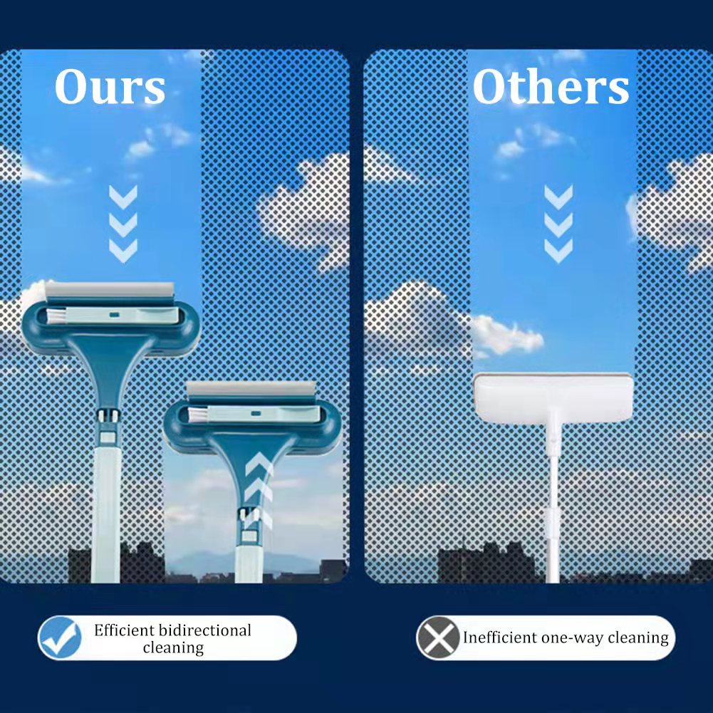 JD Home 🇲🇾 [Ready Stock] 2 in 1 Window Screen Cleaner Brush Glass ...