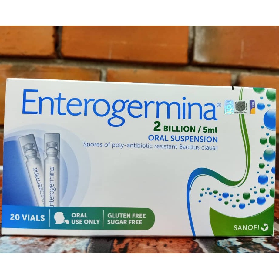 ENTEROGERMINA 2 BILLION / 5ML ORAL SUSPENSION (1 VIAL) | Shopee Malaysia