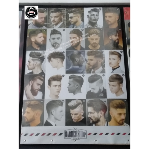 Man haircut posters 4 designs | Shopee Malaysia