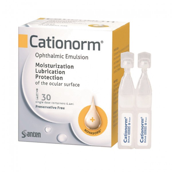 Cationorm Opthalmic Emulsion 0.4ml x 30 vials | Shopee Malaysia