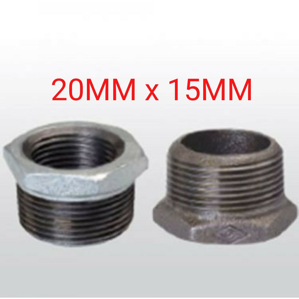 Galvanised Iron GI BUSH 15mm , 20mm , 25mm , 32MM , 40MM , 50MM ...
