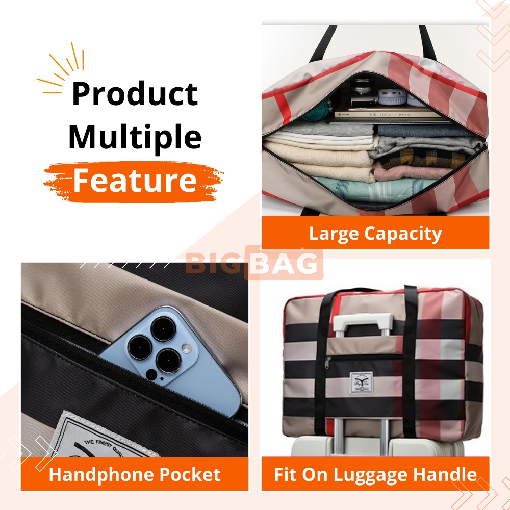 Traveling Bag Clothes Bag Beg Asrama Bag Baju Travel Beg Besar Balik ...