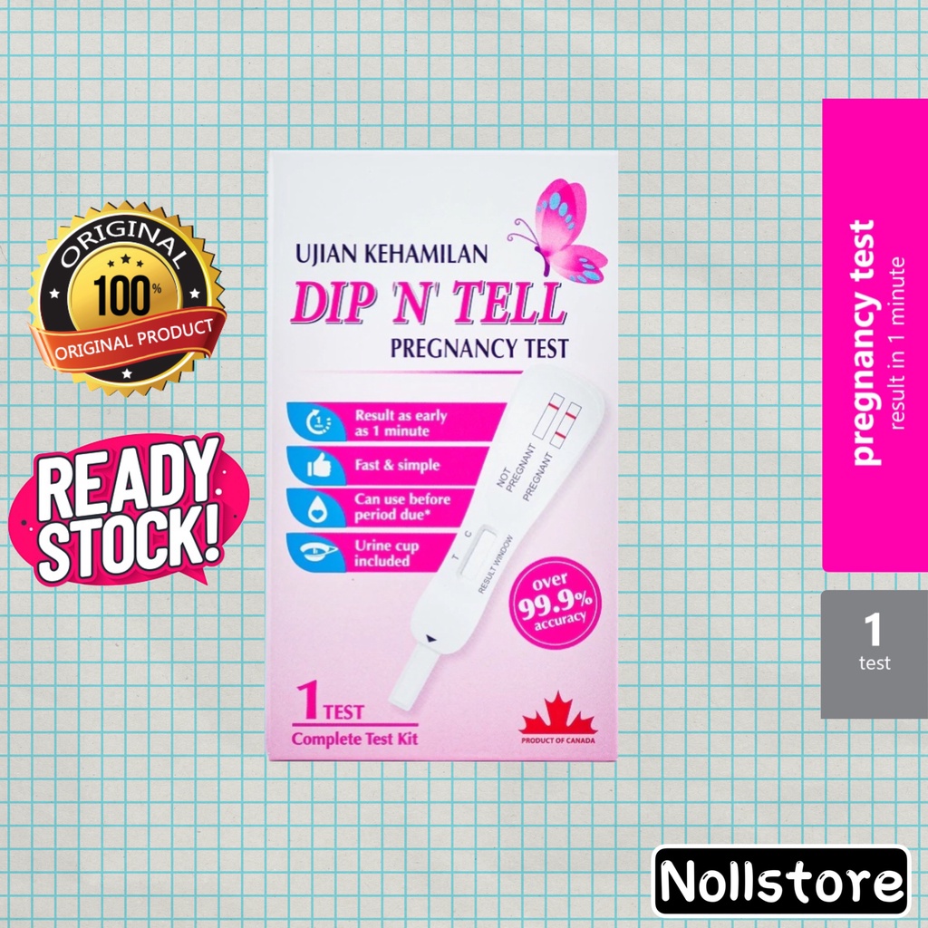 DIP N TELL Pregnancy Test (1s) | Shopee Malaysia