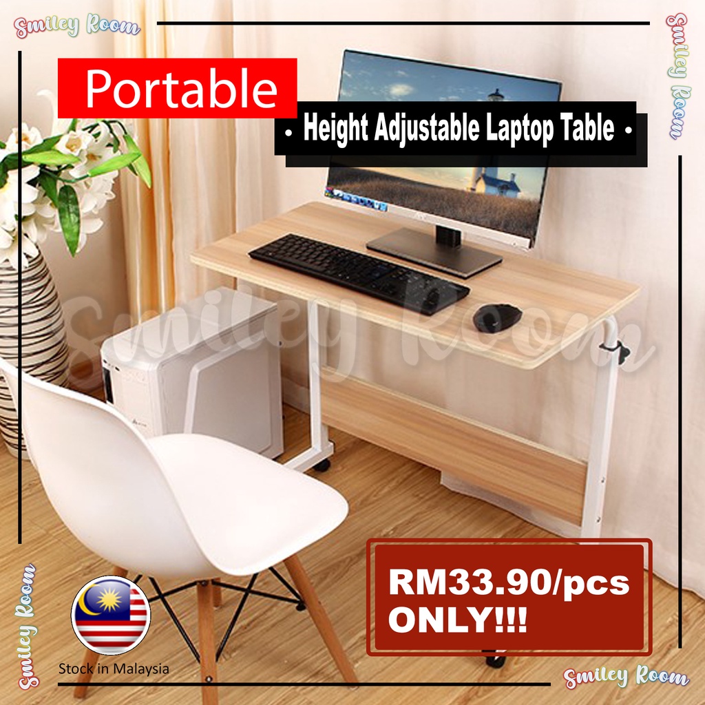 [Ready Stock] Portable Easy Lifting Laptop Table Computer Desk Height ...