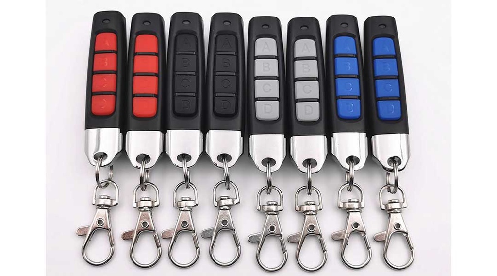 330/433Mhz Auto Gate Remote Control 4 Channel Garage Door Opener Remote Control Duplicator Clone ...