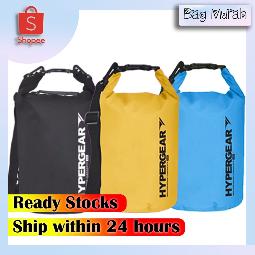 Hyper Gear Dry Bag Waterproof Bag Beg Kalis Air Hyper Gear Beg 2L 5L ...