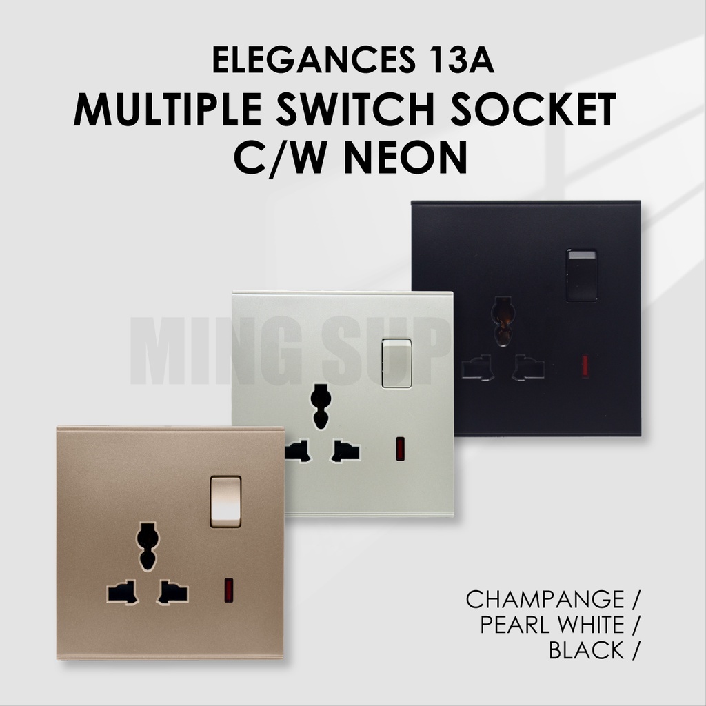 MS_SIRIM Retouch Elegance Sense's Switch Socket Modern Design Wall Slim ...