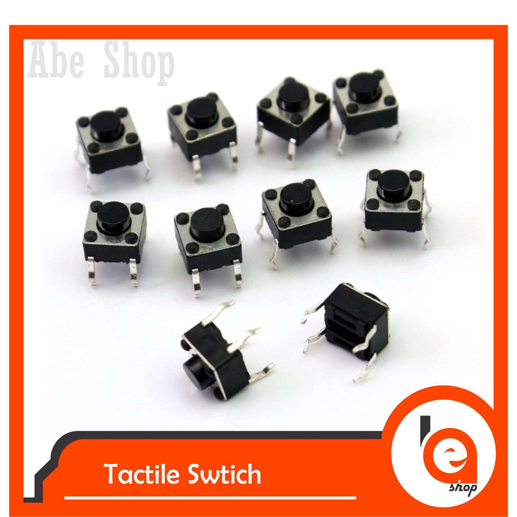 Tactile Switch PCB 4 pin Push Button | Shopee Malaysia