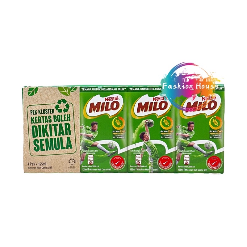 Nestle Milo Activ-Go UHT (5's +1) (200ml)/ Nestle MILO Activ-Go ... Nestle Milo Activ-Go UHT (5's +1) (200ml)/ Nestle MILO Activ-Go ...