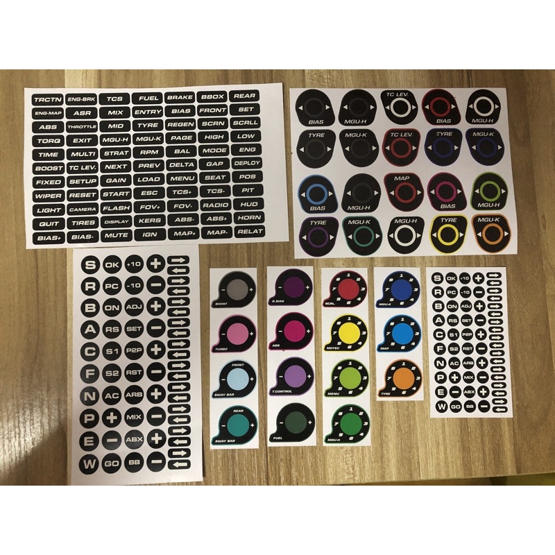 GS Custom Racing Simulator Button Box Label | Shopee Malaysia