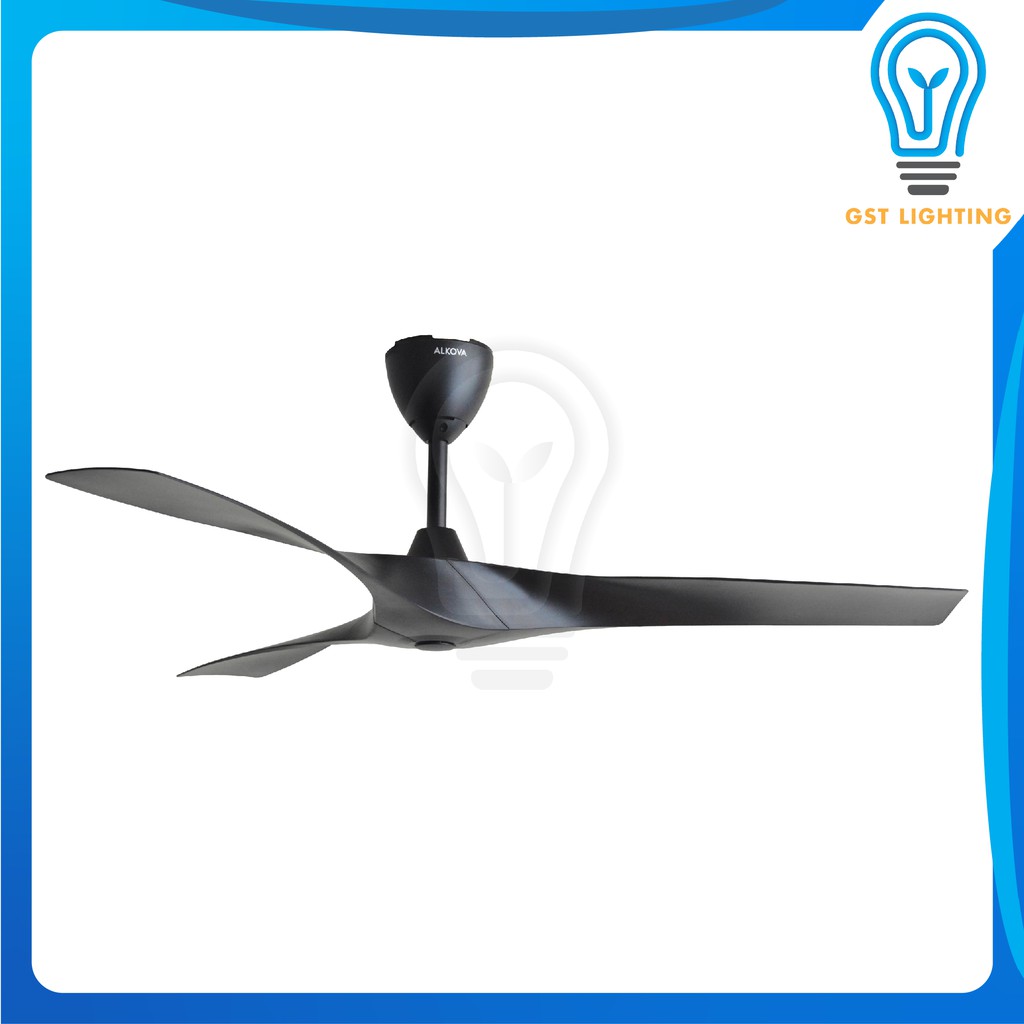 Alkova Axis Alpha Designer Collection Ceiling Fan 3 Blade 56" Remote ...