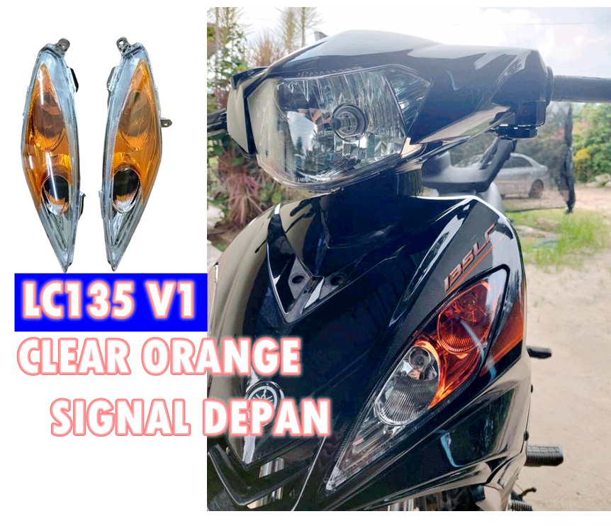 LC135 V1 SIGNAL tail lamp LIGHT LAMPU DEPAN SPECIAL EDITION SINA lampu dada vietnam remote ...