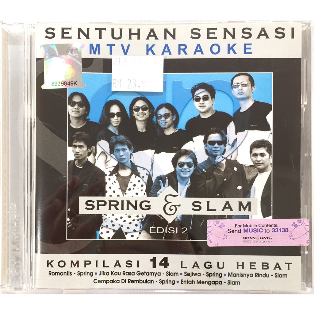 Spring & Slam Edisi 2 (MTV KARAOKE VCD) | Shopee Malaysia