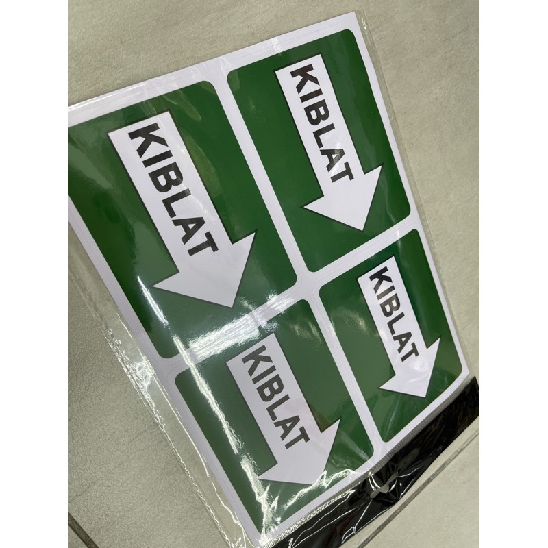 Kiblat Sticker (4 in 1) | Shopee Malaysia
