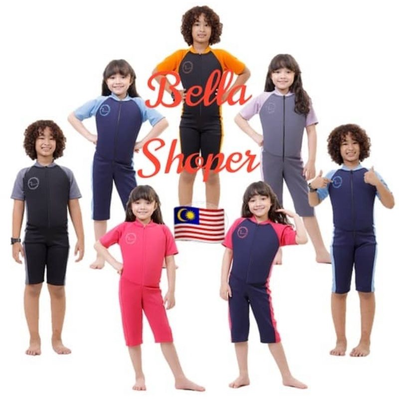 BOY GIRL FLOATING SWIMSUIT BAJU RENANG TERAPUNG BUDAK SWIMWEAR SWIMMING ...