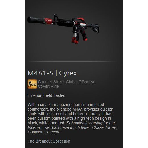CSGO Skins: M4a1s Cyrex Field Tested | Shopee Malaysia