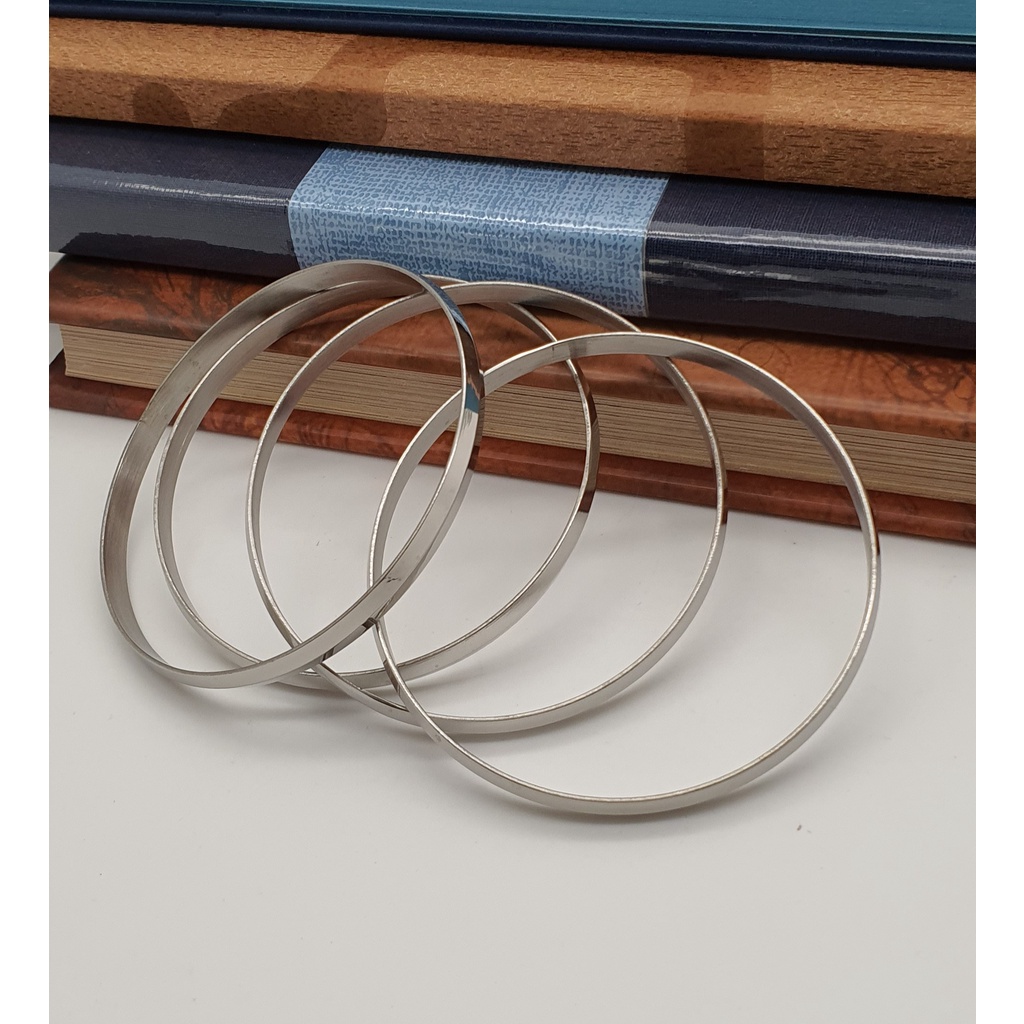 Ready Stock Stainless Steel One Edge Sikh Singh Bangle | Shopee Malaysia