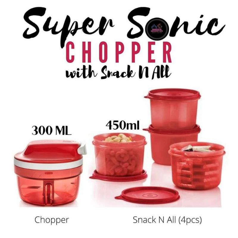 Super Sonic Chopper Tupperware | Shopee Malaysia