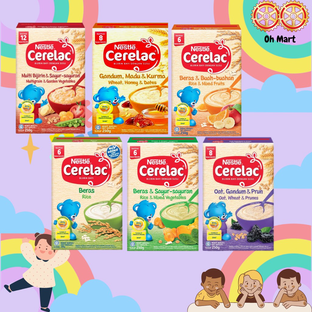 Nestle Cerelac Assorted Flavors (200-250g) | Shopee Malaysia