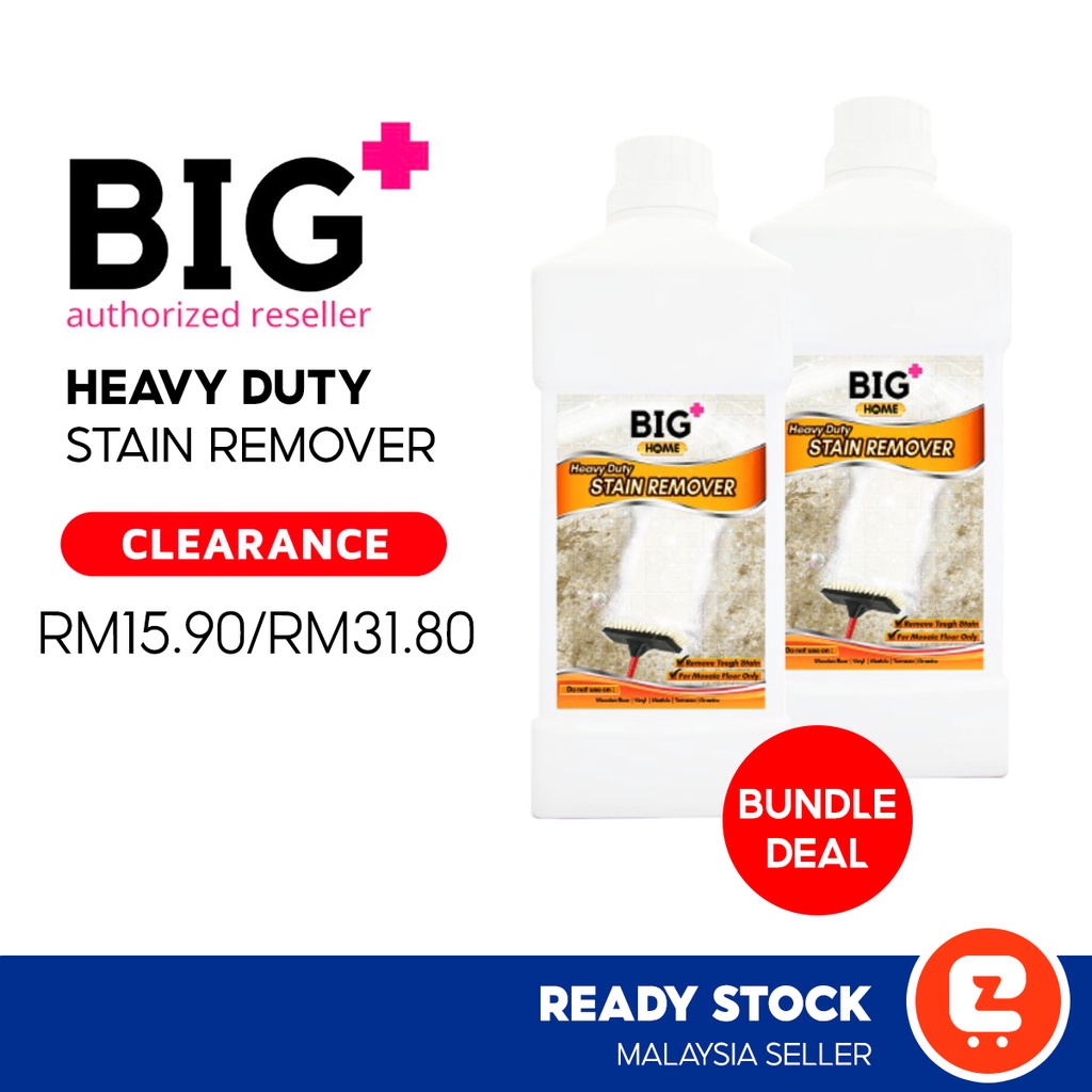 BIG+ Heavy Duty Stain Remover (1000ml) Mosaic Toilet Bathroom Cleaner ...