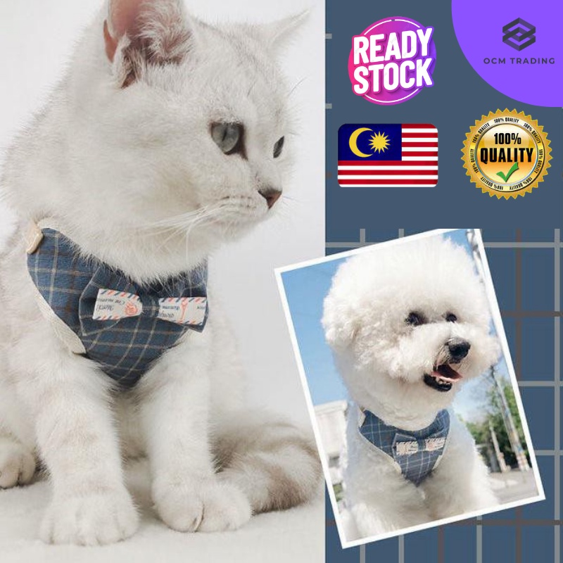 Pet Harness Lead Cat Harness Lead Tali Kucing Berjalan Murah Dog Rope ...