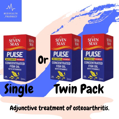 Seven Seas Pulse Concentrated Fish Oil (120s)(120s x 2) | Shopee Malaysia