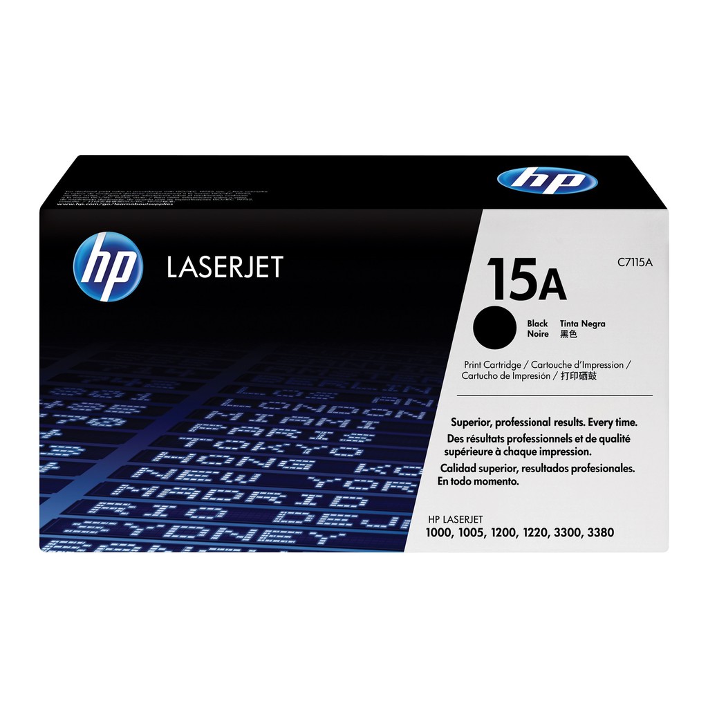 HP 15A Black Original LaserJet Toner Cartridge - C7115A | Shopee Malaysia
