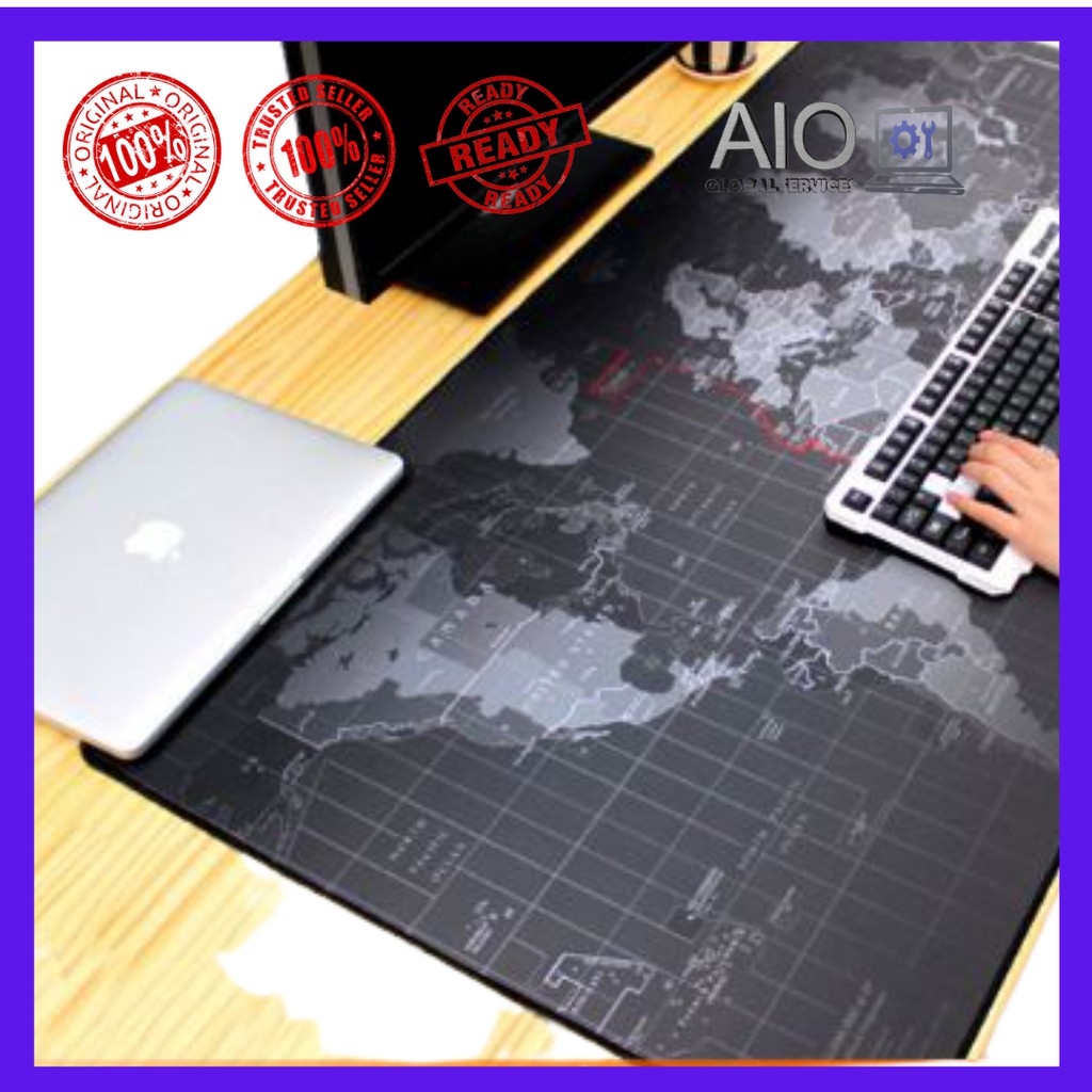 [TRUSTED SELLER] **NEW ITEM** World Map Mouse Pad Gaming Mouse Pad ...
