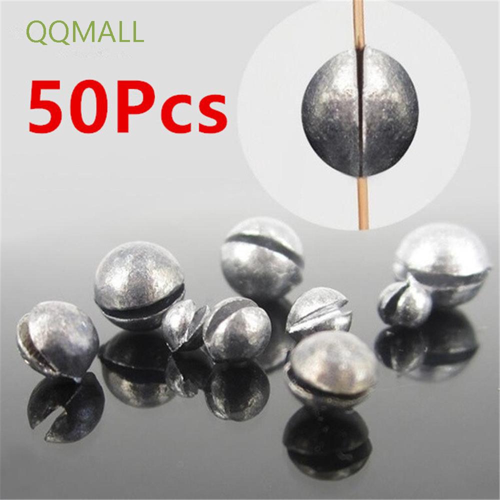QQMALL Split Lead Round Split Lead Explosion Lure Sinker Tackle Tools ...