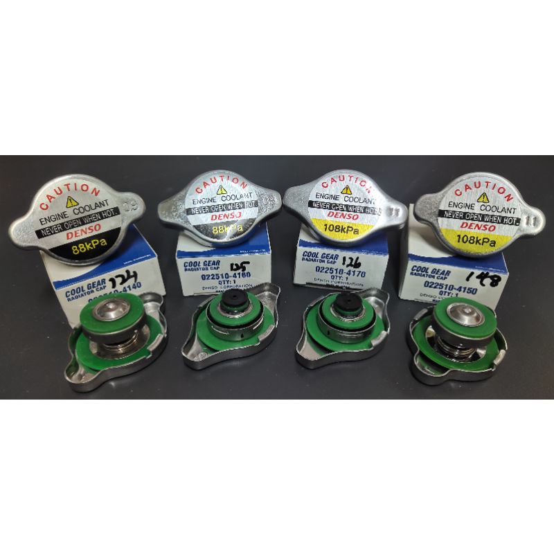 DENSO Radiator Cap Silicone R124 R125 R126 R148 Perodua/Proton/Honda ...