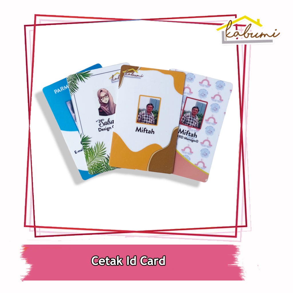 Print ID CARD MEMBER CARD CUSTOM PVC UNIT | Shopee Malaysia